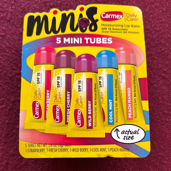 Carmex | Makeup | Brand New Mini Lip Balm Set Assorted Colors | Poshmark
